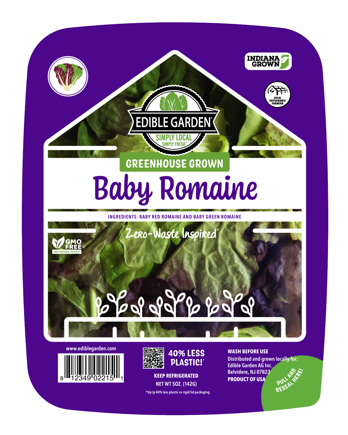 Edible Garden Baby Romaine, 5 oz 5 oz | Shipt