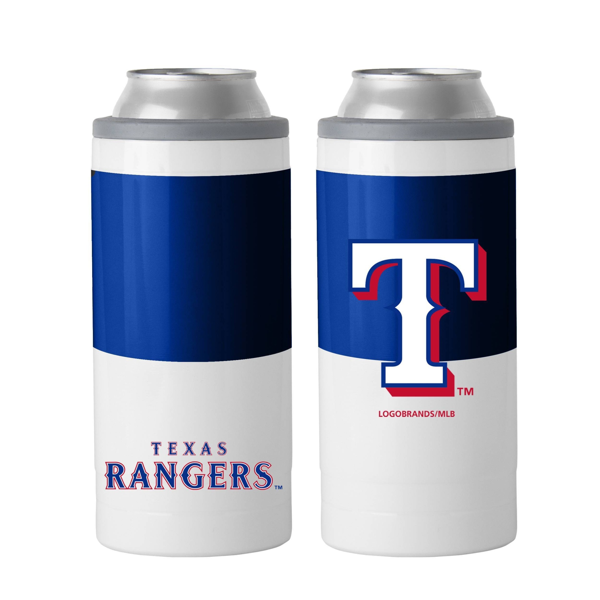 MLB Texas Rangers Slim Can Cooler 12 oz | Shipt