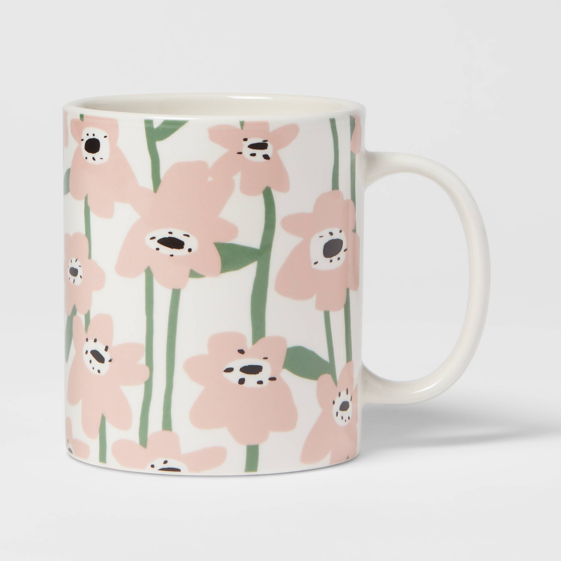 15oz Stoneware Floral Print Mug - Room Essentials 15 oz | Shipt
