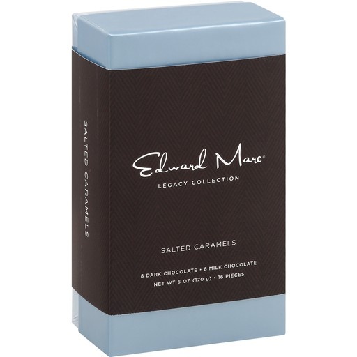 Edward Marc Chocolatier Salted Caramels Chocolate 16 ct | Shipt