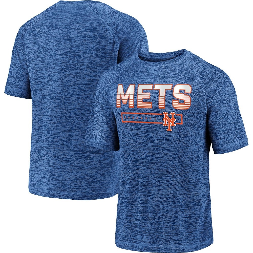 MLB New York Mets Men's Short Sleeve Striated Athleisure T-Shirt - XL 1 ...