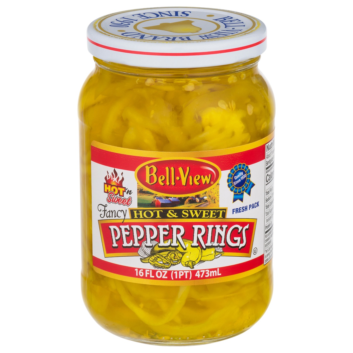 Bell-View Hot Sweet Pepper Rings 16 oz | Shipt