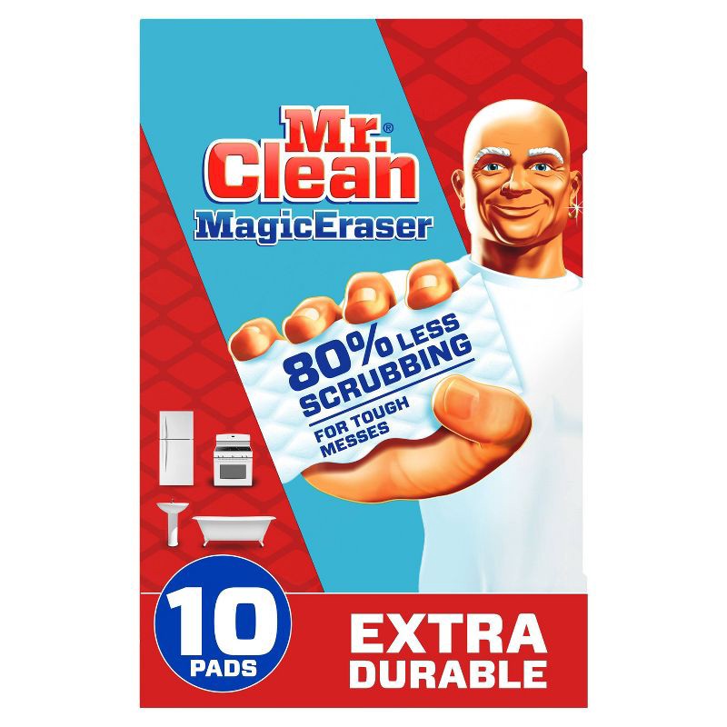 Mr. Clean Extra Durable Scrub Magic Eraser Sponges - 10ct 10 ct | Shipt