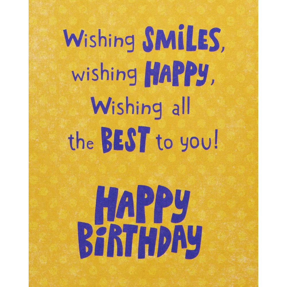 Carlton Cards Birthday Card Cake with Lettering and Confetti 1 ct | Shipt