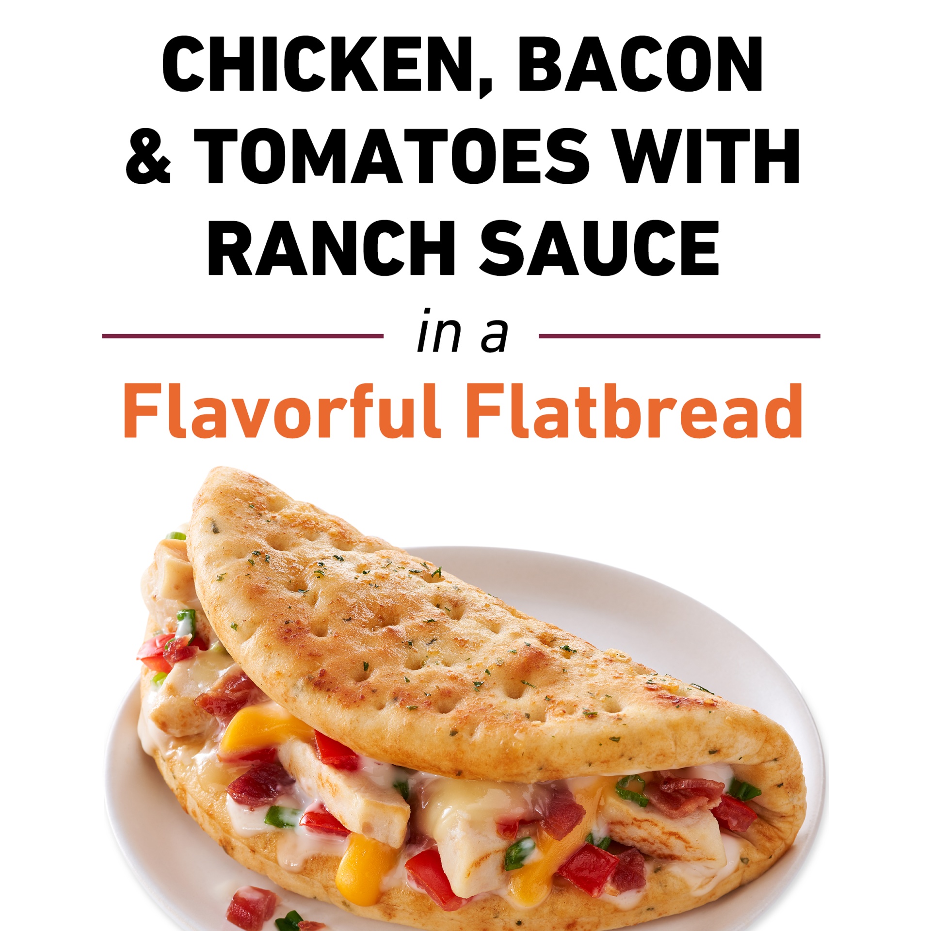 Lean Cuisine Culinary Collection Chicken Ranch Club Flatbread Melt 6.5 ...