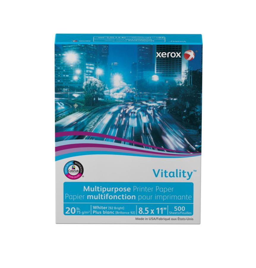 Xerox Vitality Multi-Use Printer Paper, Standard, Letter Size (8 1/2 ...