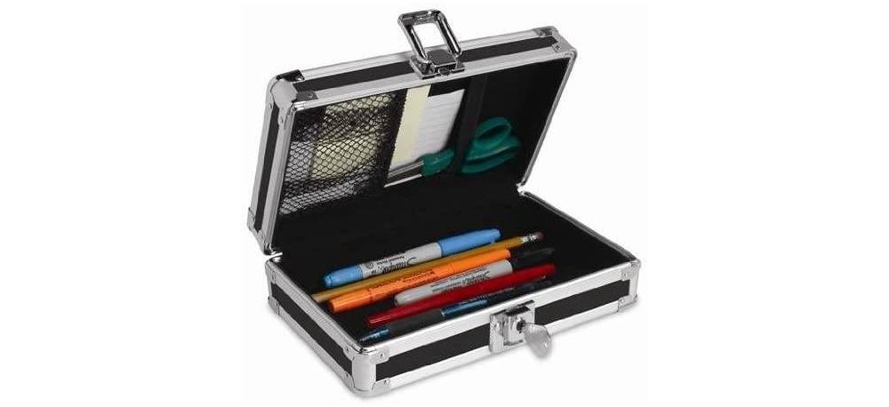 Pencil Box Black - Vaultz 1 ct | Shipt