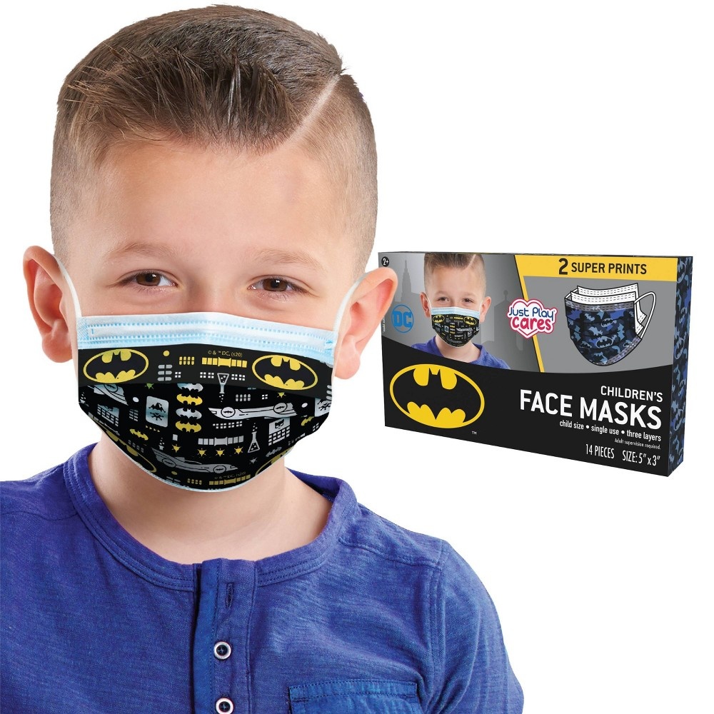Just Play DC Comics Kid's Face Mask 14 ct | shipt