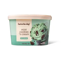 Mint Cookies & Cream Ice Cream - 48oz - Favorite Day™ 48 oz | shipt