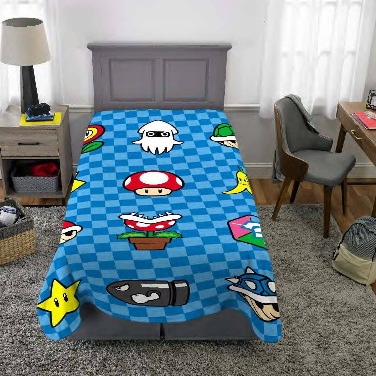 Super Mario Blanket 1 ct | Shipt