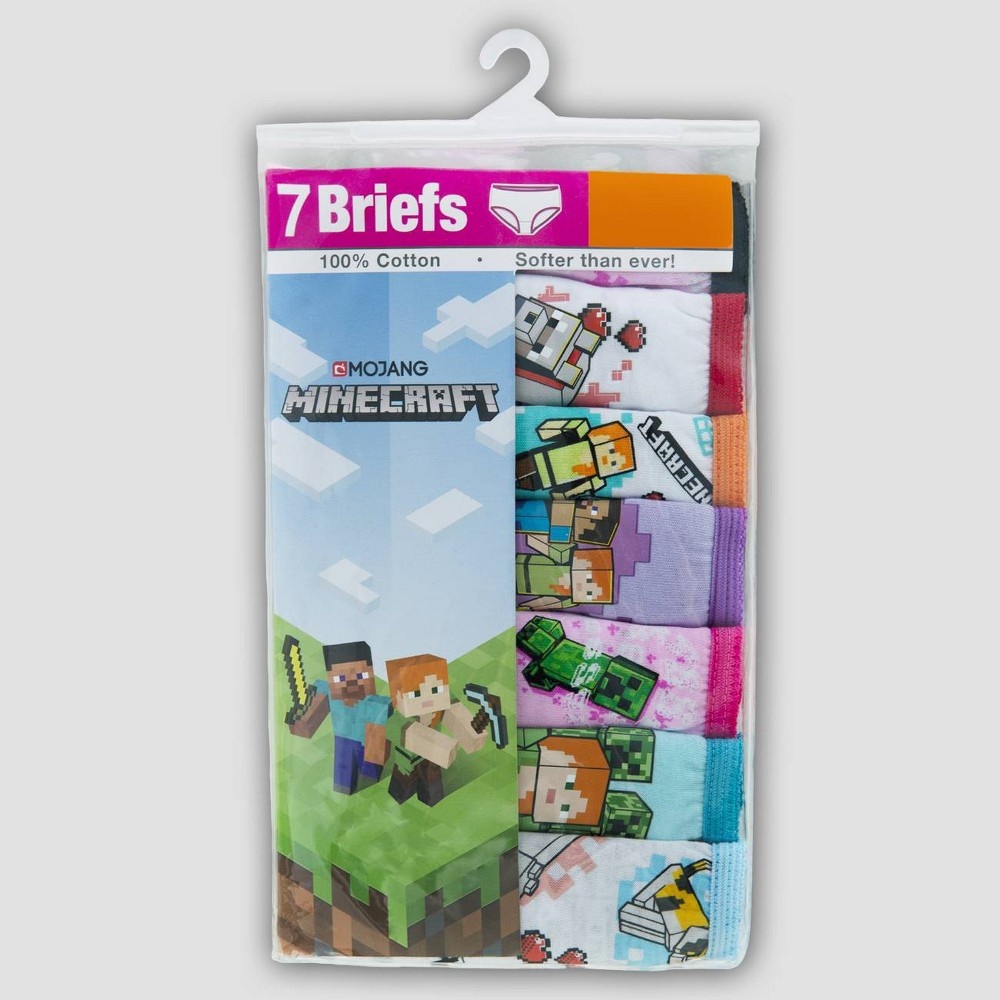 Girls' Minecraft 7pk Underwear - 4 7 ct | Shipt