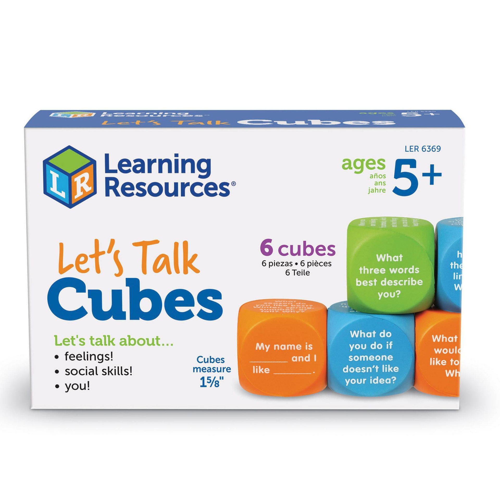 Let's Talk Cubes - Learning Resources 6 ct | Shipt
