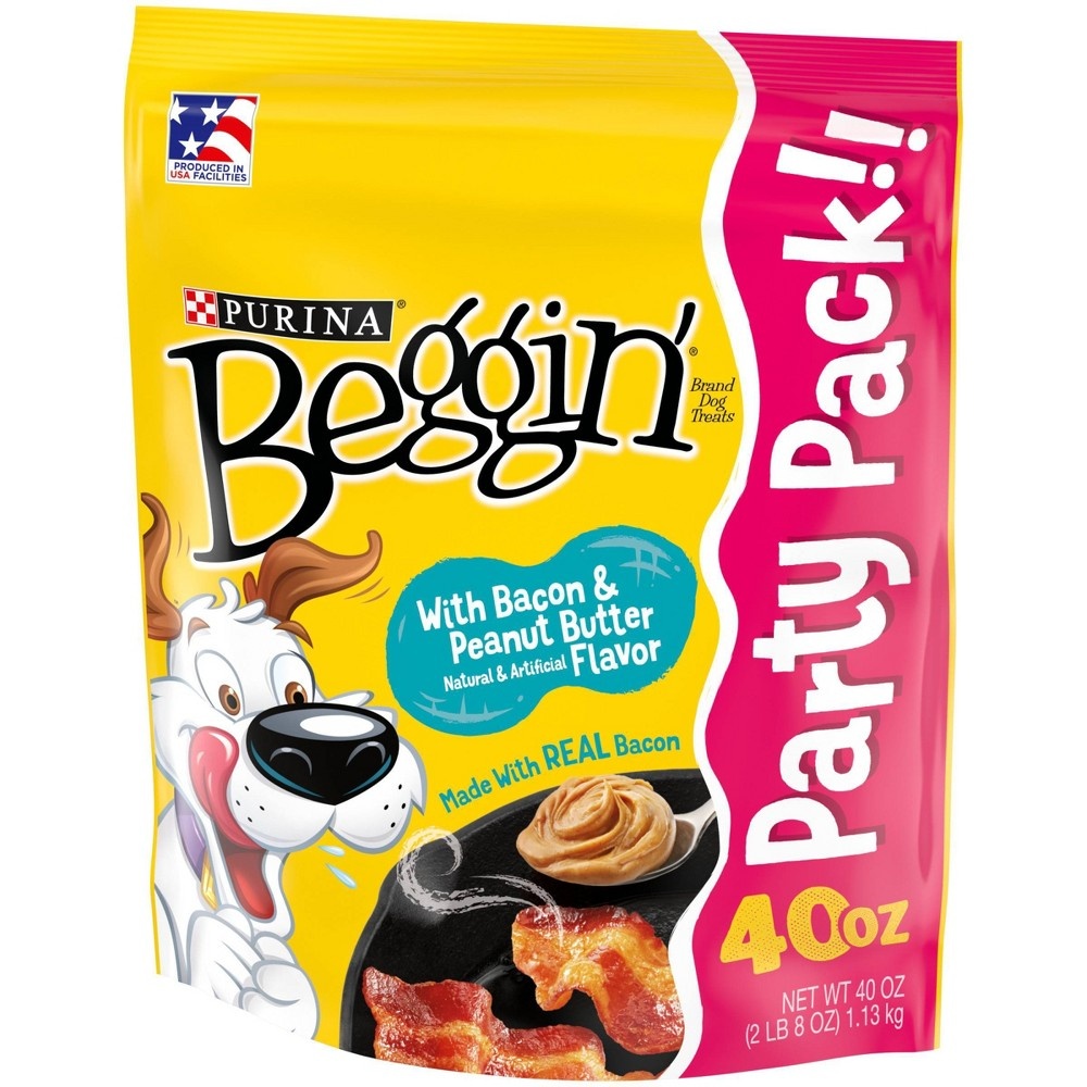 Beggin' Purina Busy Bacon and Peanut Butter Chewy Dog Treats 40 oz | shipt