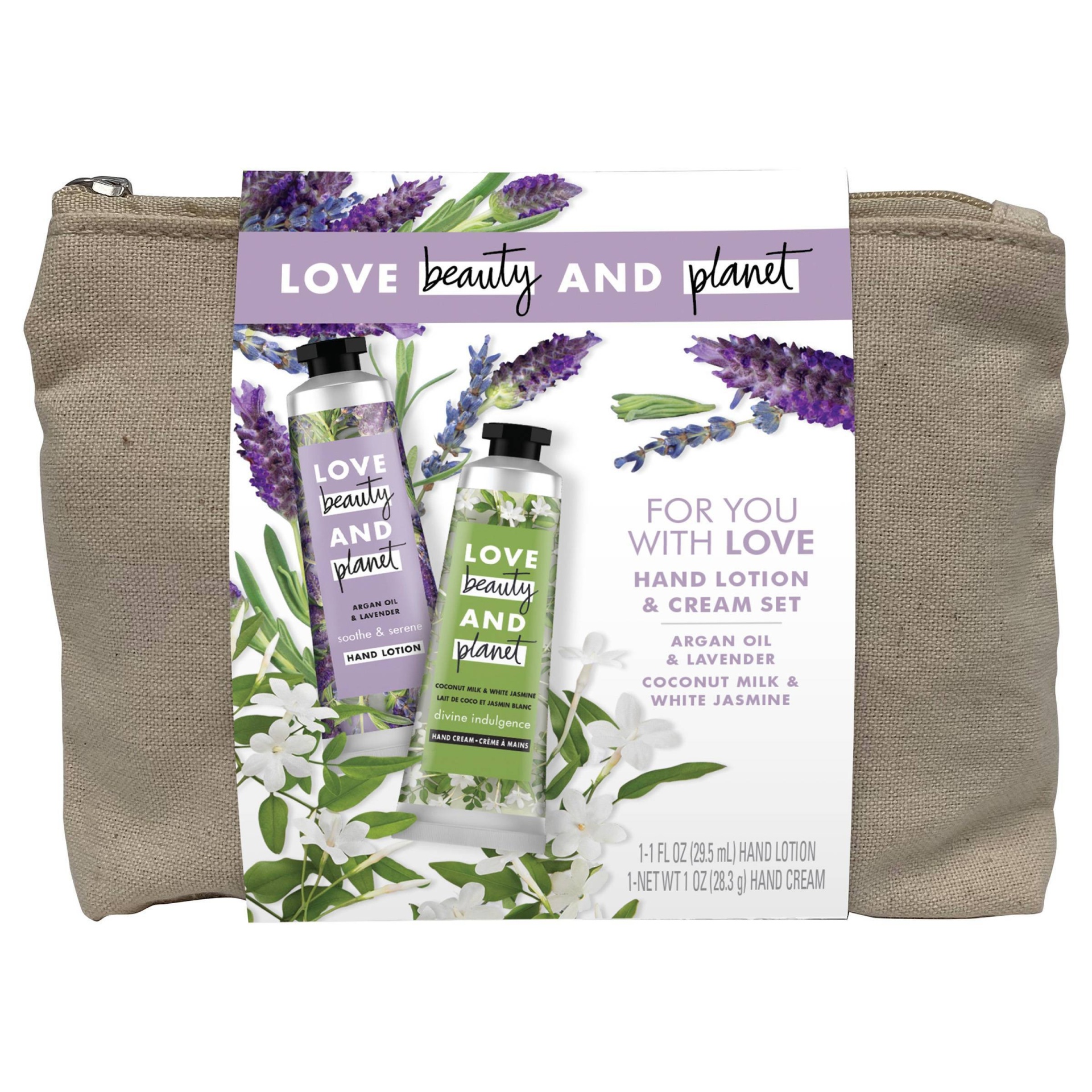Love Beauty and Planet Hand Cream Gift Set - White Jasmine and Lavender ...