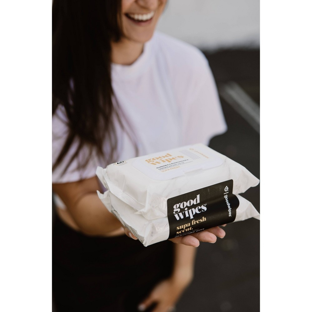 Goodwipes Supa Fresh Flushable Wipes 2 ct, 120 ct | Shipt