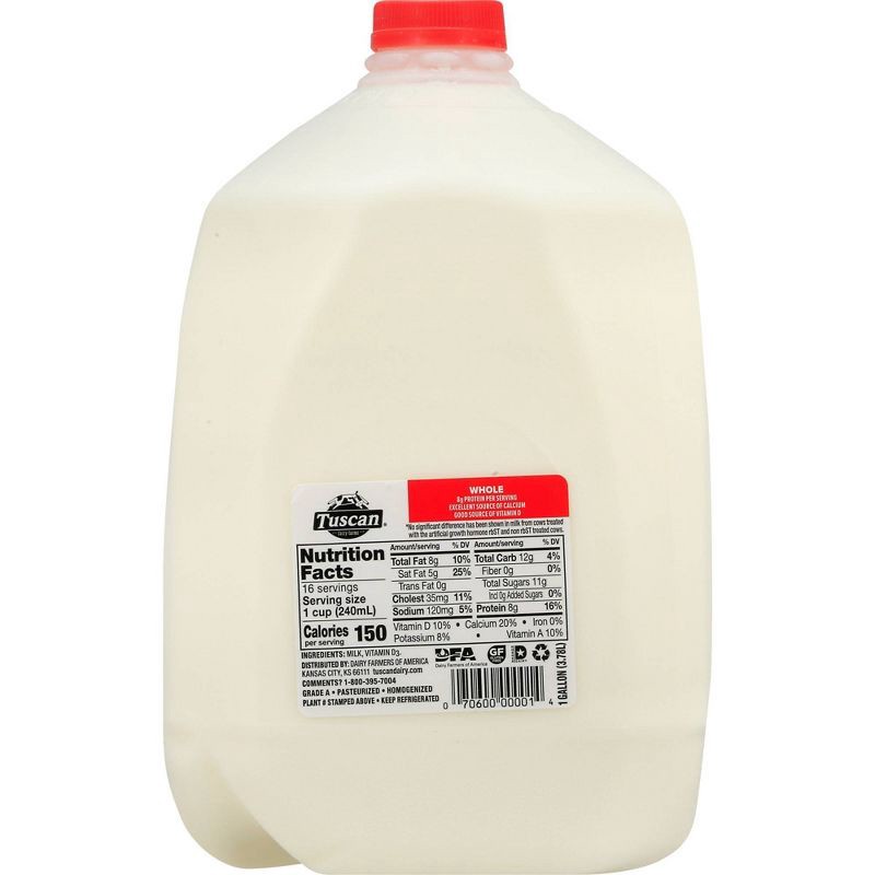 Tuscan Whole Milk - 1gal 1 gal | Shipt