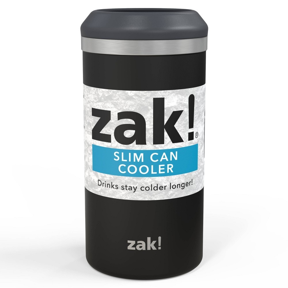 Zak Designs Zak! Designs 12.5oz Slim Can Cooler - Black 1 ct | Shipt