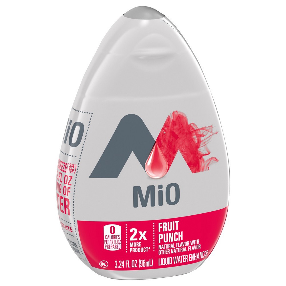 MiO Mio Fruit Punch Naturally Flavored Liquid Water Enhancer With 2X ...
