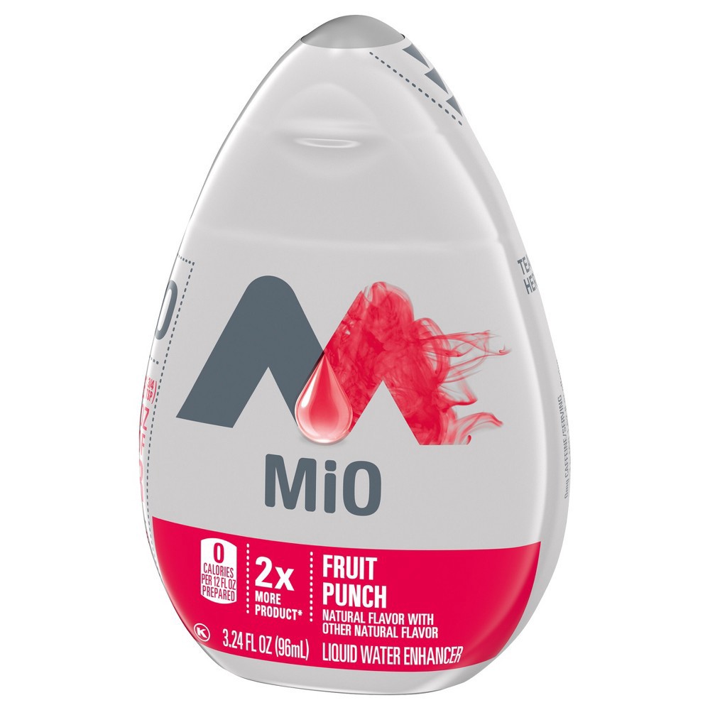 MiO Mio Fruit Punch Naturally Flavored Liquid Water Enhancer With 2X ...