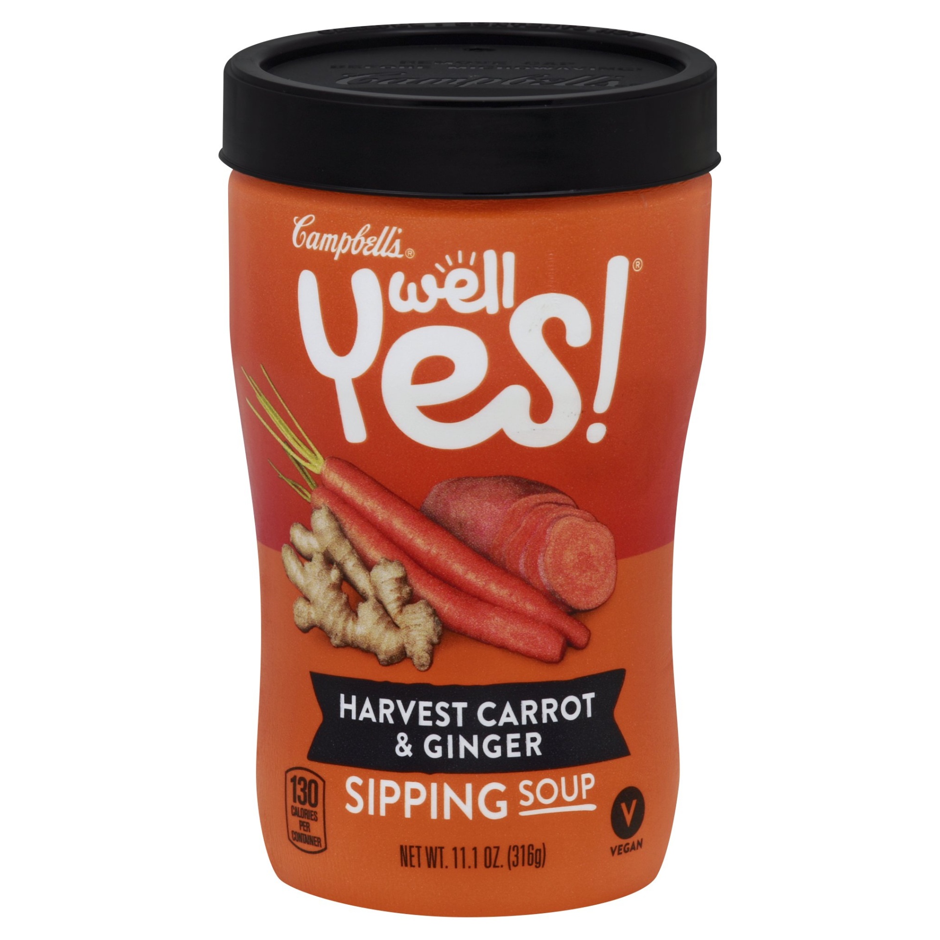 Campbell's Well Yes! Harvest Carrot And Ginger Sipping Soup 11.1 oz | Shipt