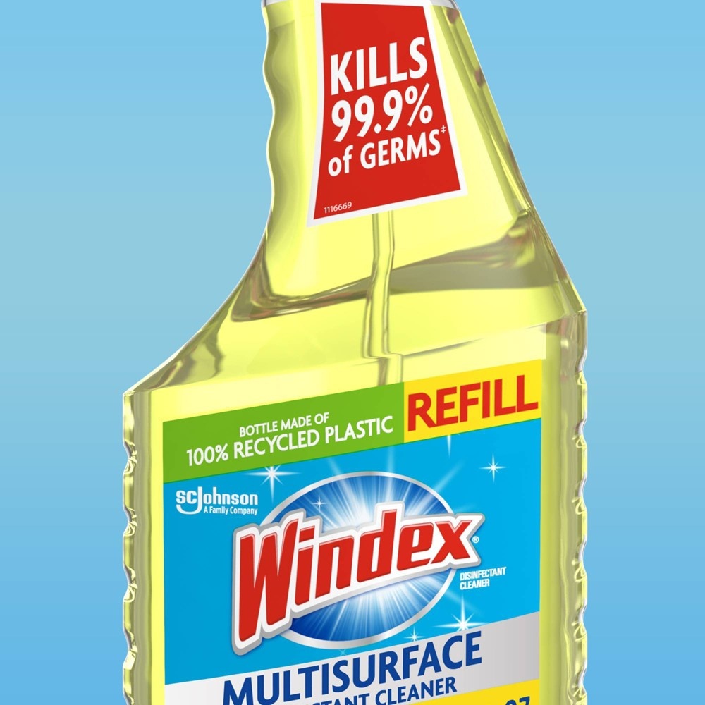 Windex Multi-Surface Disinfectant Cleaner Spray Refill Citrus Fresh ...