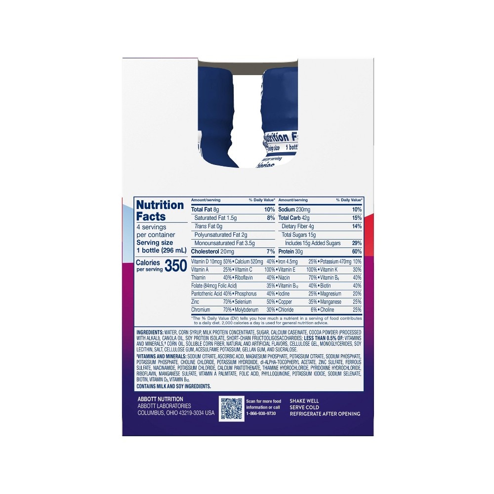 Ensure Complete Nutrition Drink - Milk Chocolate 4 ct, 10 oz | Shipt