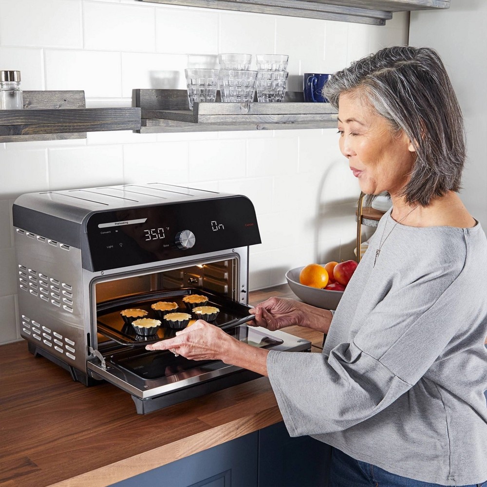 Instant Pot - Omni Plus 10-in-1 Air Fryer Toaster Oven - Black ...