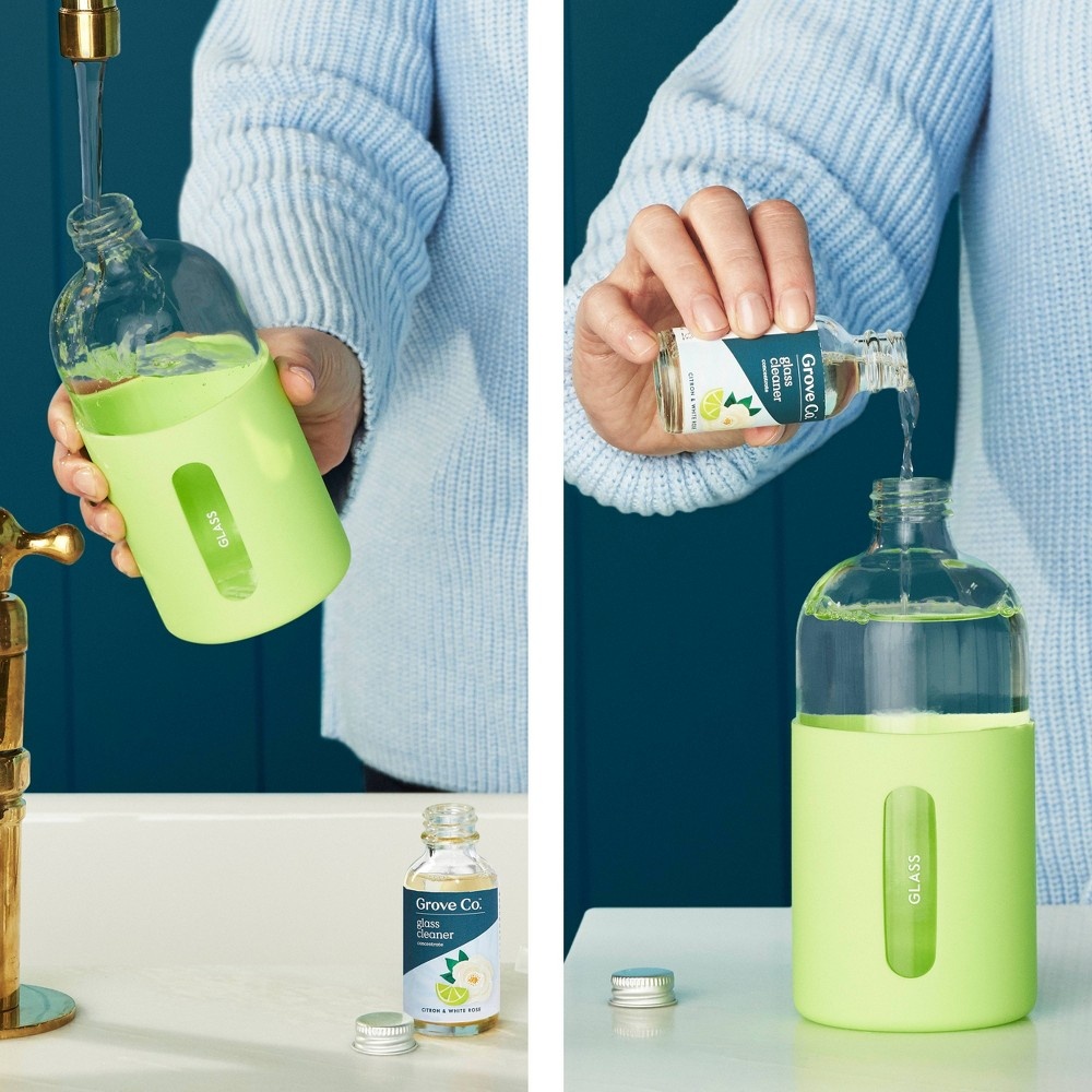 Grove Co. Glass Cleaner Concentrates - Citron & White Rose 2 ct | Shipt