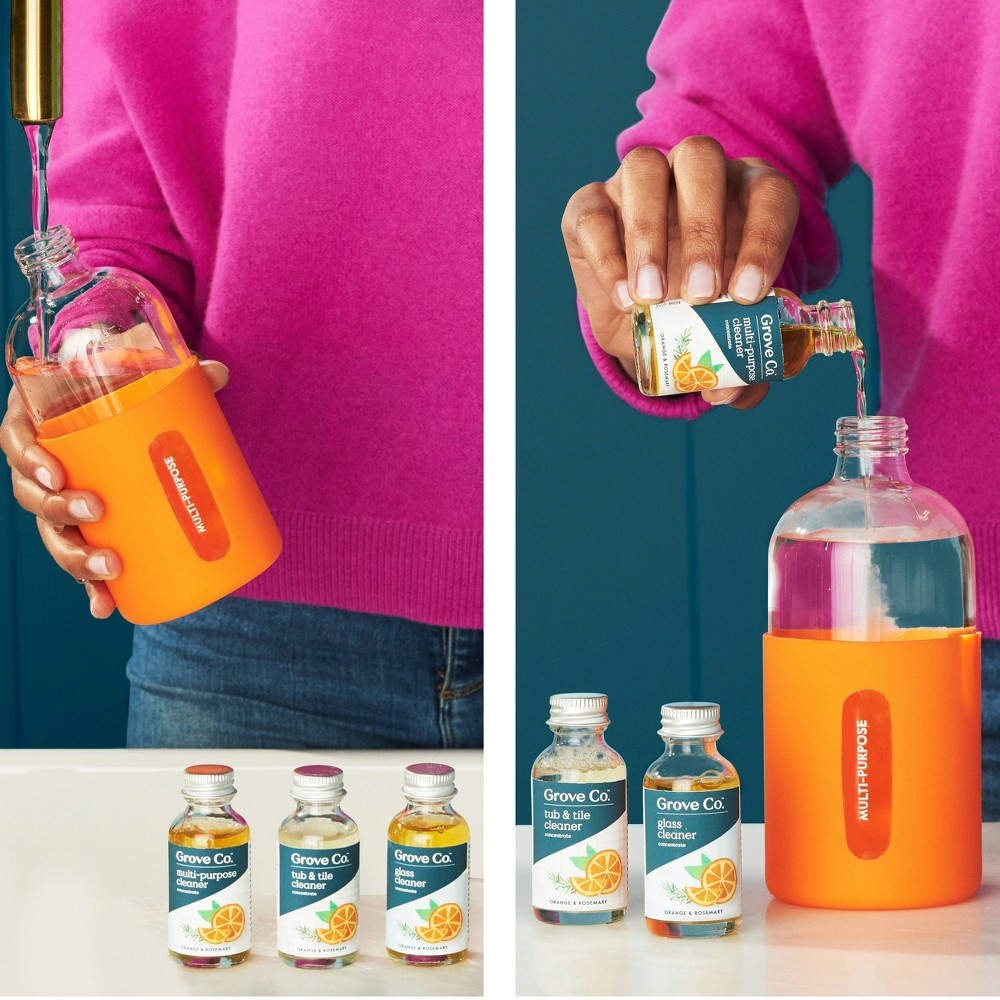 Grove Co. Essential Cleaner Concentrates - Orange & Rosemary 3 ct | Shipt