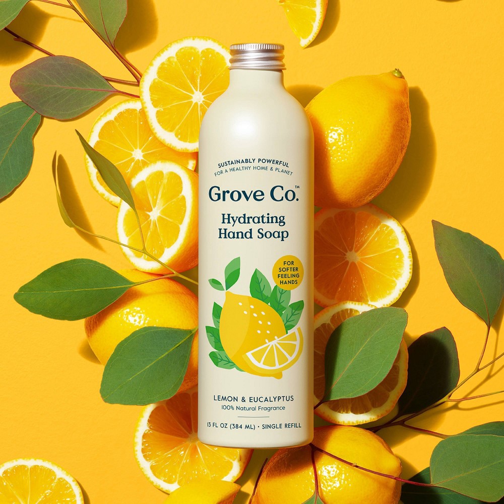 Grove Co. Hydrating Hand Soap - Lemon & Eucalyptus - 13oz 13 oz | Shipt