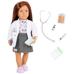 Our Generation Daya with Plush Hamster 18" Pet Care Vet Doll 1 ct | shipt