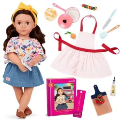 Our Generation Rayna Posable 18" Food Truck Doll & Storybook 1 ct | shipt
