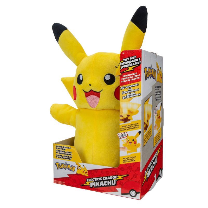 Pokemon Electric Charge Pikachu Plush 1 ct | Shipt