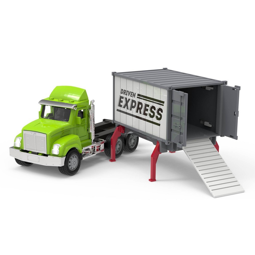 DRIVEN by Battat DRIVEN - Small Green Toy Shipping Container Vehicle ...