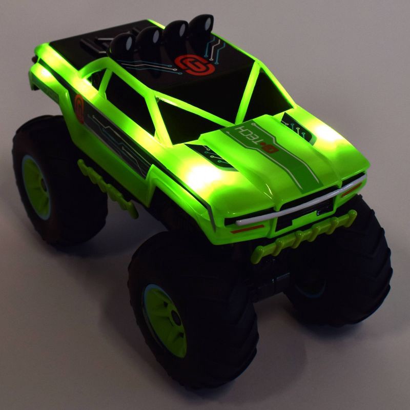 Maxx Action Glow Racers Hyper Climb Motorized Monster Truck Toy Vehicle ...