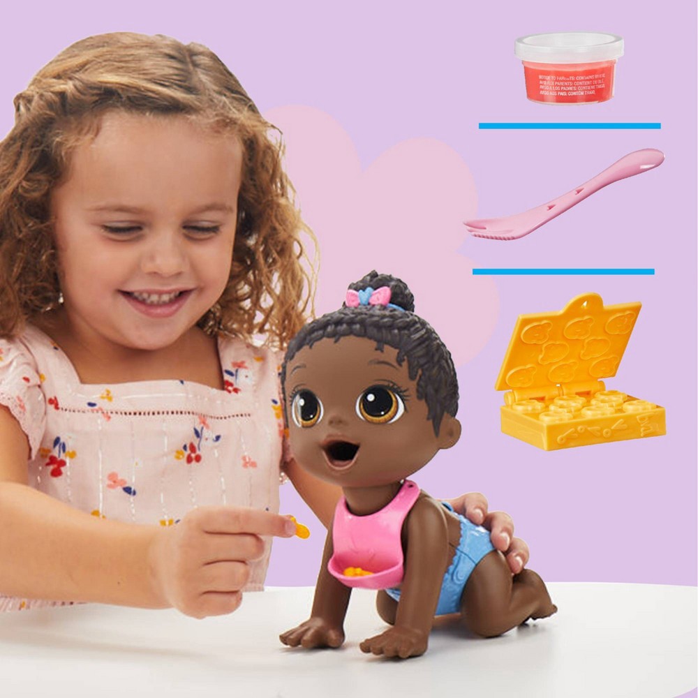 Baby Alive Lil Snacks Black Hair 1 ct | Shipt