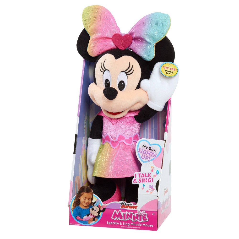 Disney Junior Sparkle & Sing Minnie Mouse Plush 1 ct | Shipt