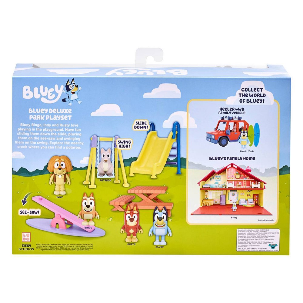 Bluey Deluxe Park Themed Playset 1 ct | Shipt