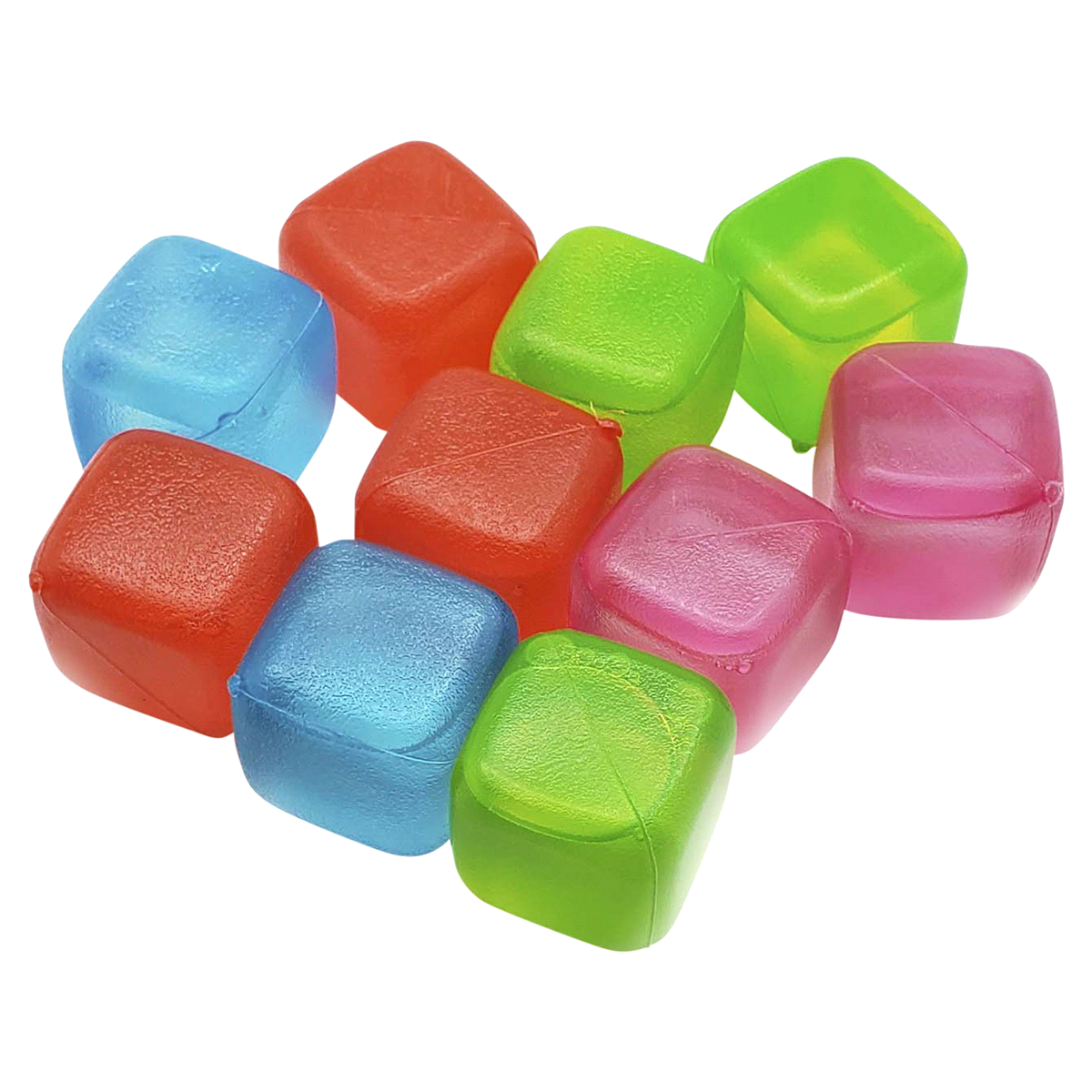 Kolorae Reusable Ice Cubes, Assorted Colors 10 ct | Shipt