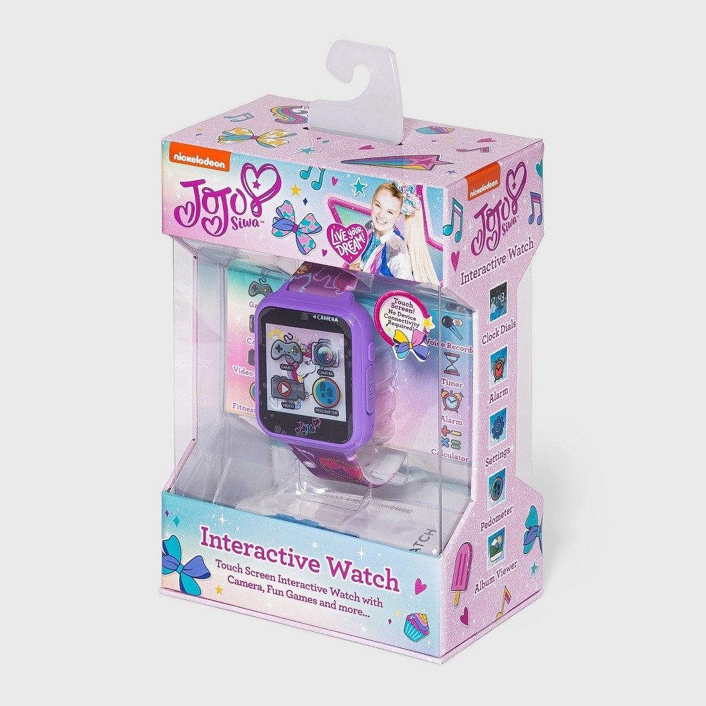 Nickelodeon Girls' JoJo Siwa Interactive Watch - Purple 1 ct | Shipt