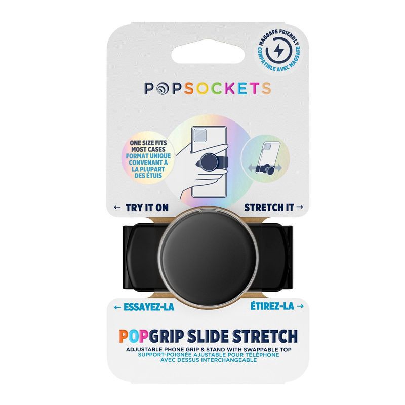 PopSockets PopGrip Slide Stretch - Black 1 ct | Shipt