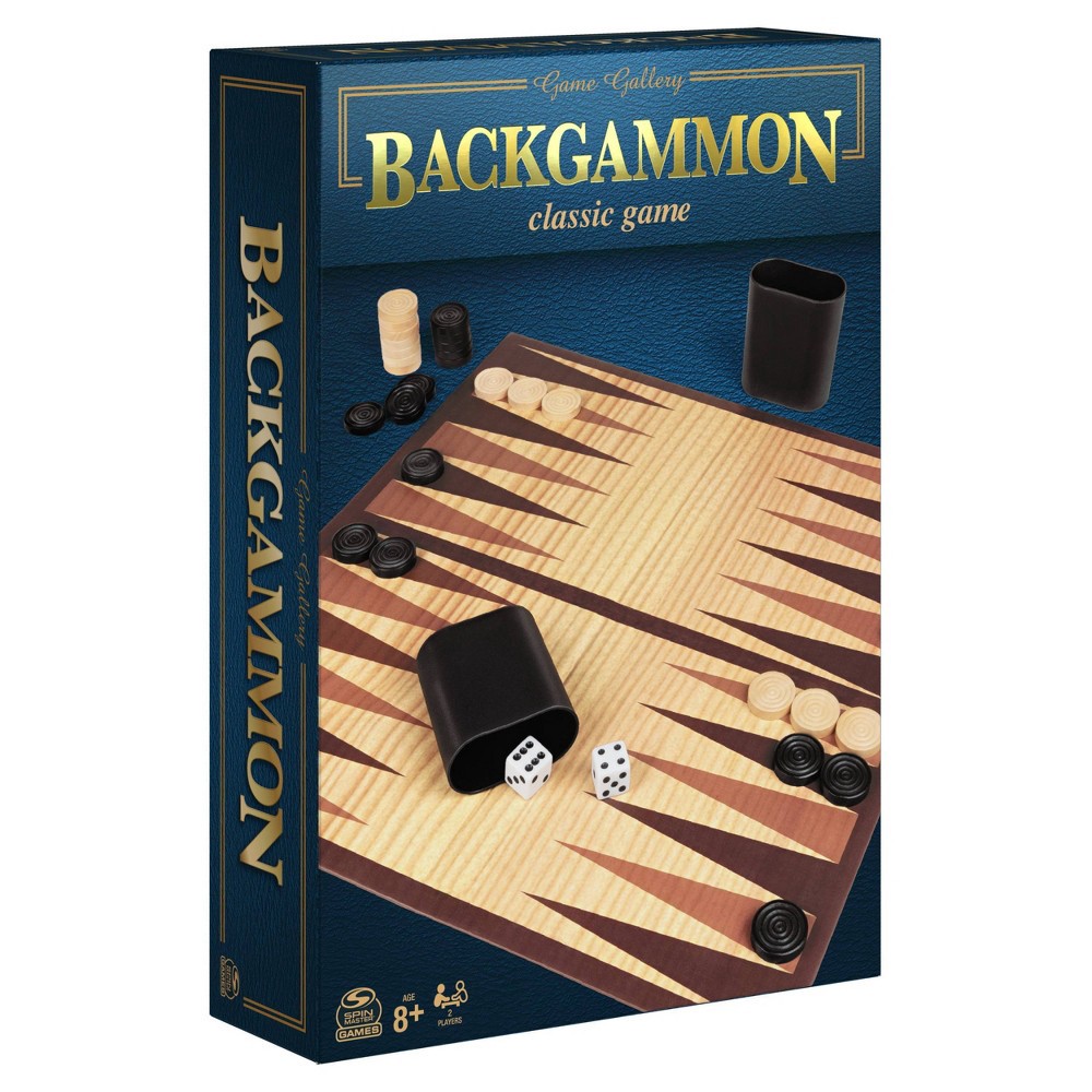 Spin Master Games Game Gallery Backgammon Classic Board Game 1 ct | Shipt