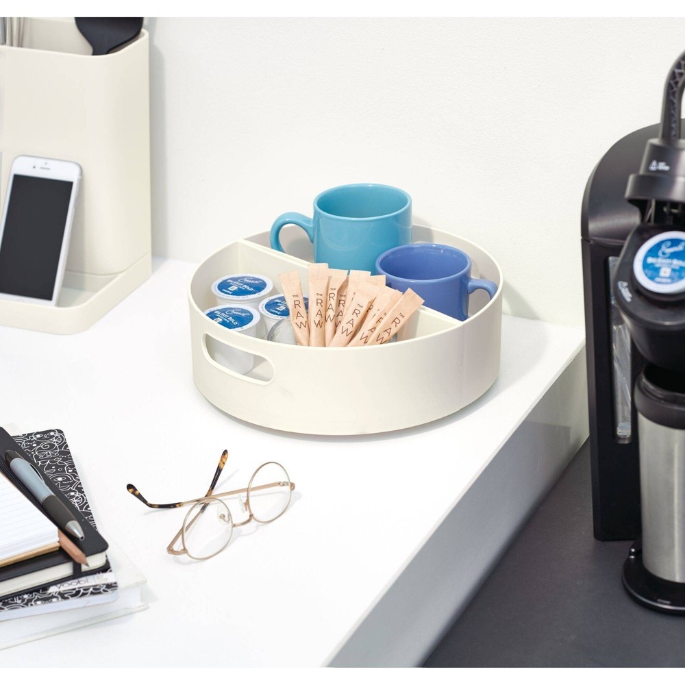 iDESIGN Handled Turntable - Coconut 2 ct | Shipt