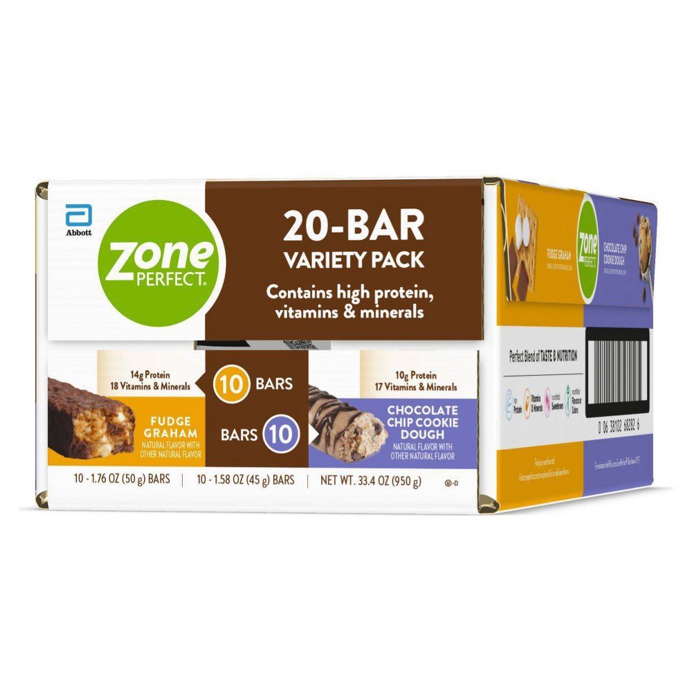 Zone Perfect Nutrition Bars Variety Pack - 20ct 20 ct | Shipt