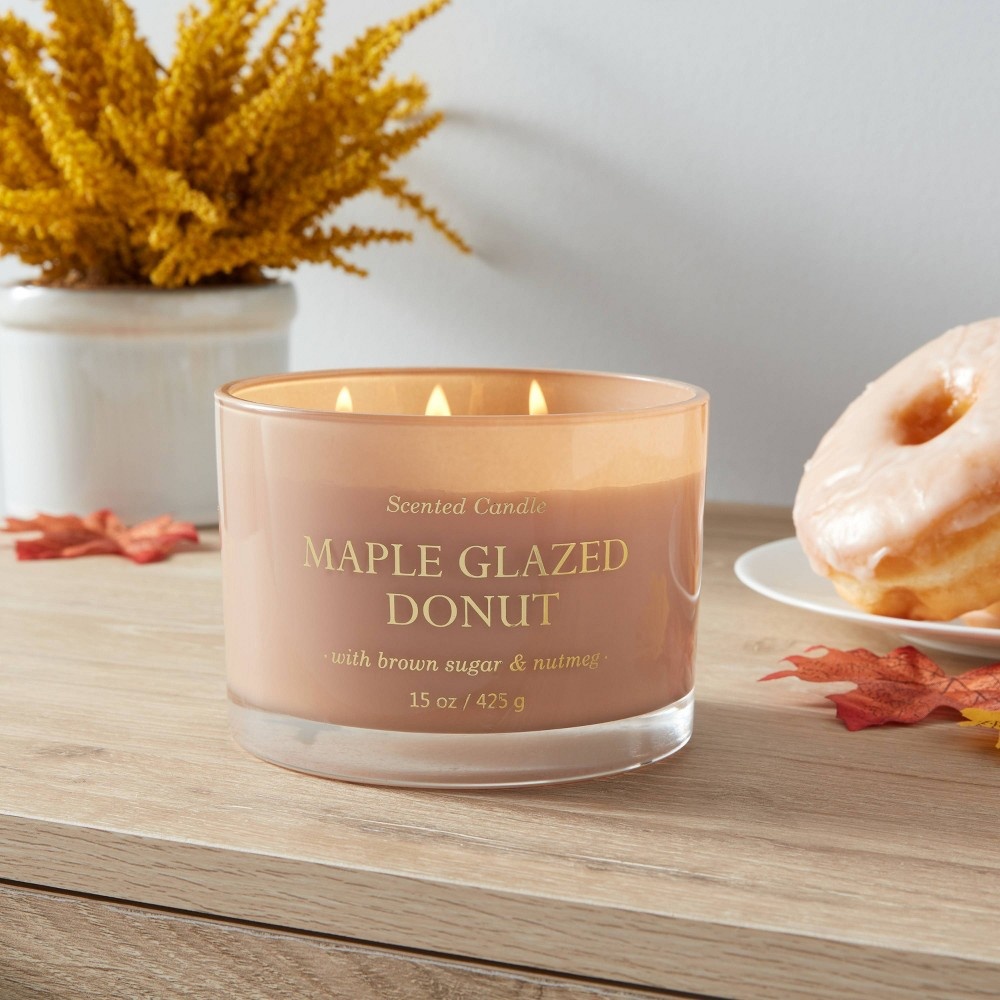 Cinnamon Sugar Donut Candle