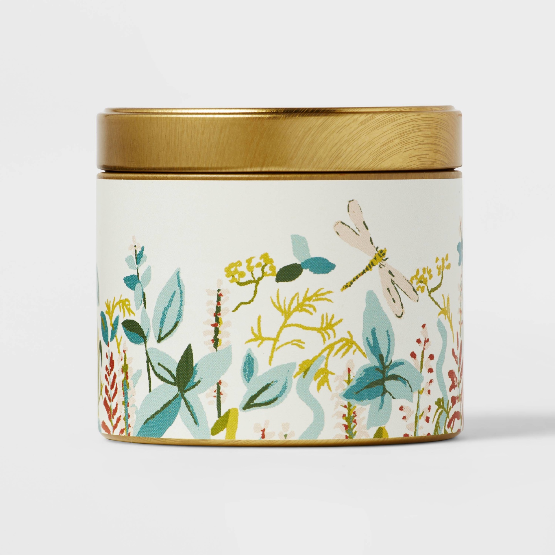Mini Grab Tin with Patterned Wrap Label Herb Garden Candle - Opalhouse ...