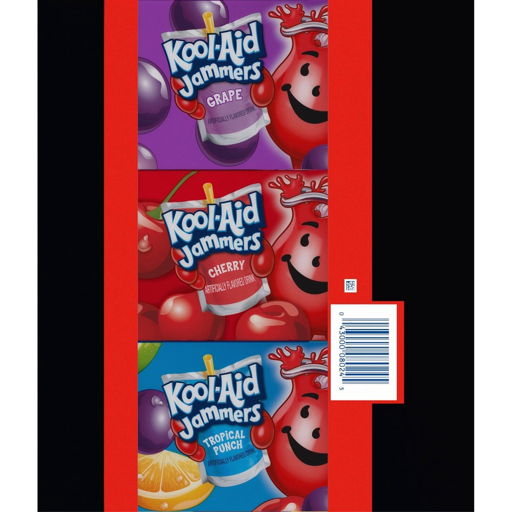 Kool-Aid Jammers Tropical Punch, Grape & Cherry Artificially Flavored ...
