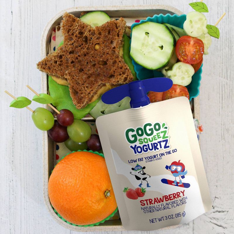 GoGo SqueeZ Kids Strawberry/Banana YogurtZ - 3oz/16ct 3 oz, 16 ct | Shipt