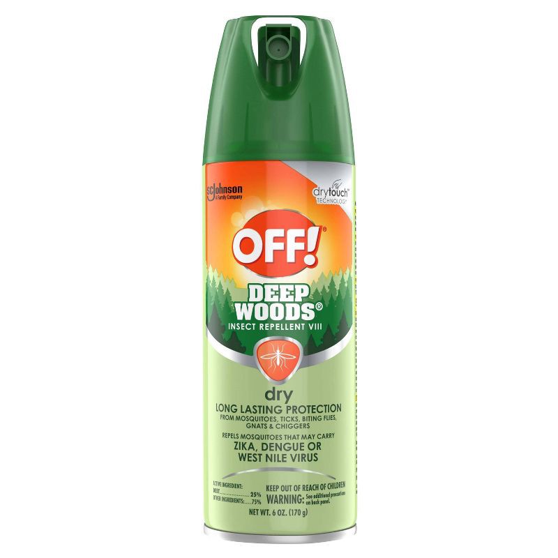 OFF! Deep Woods Dry Aerosol Bug Spray - 6oz 6 oz | Shipt