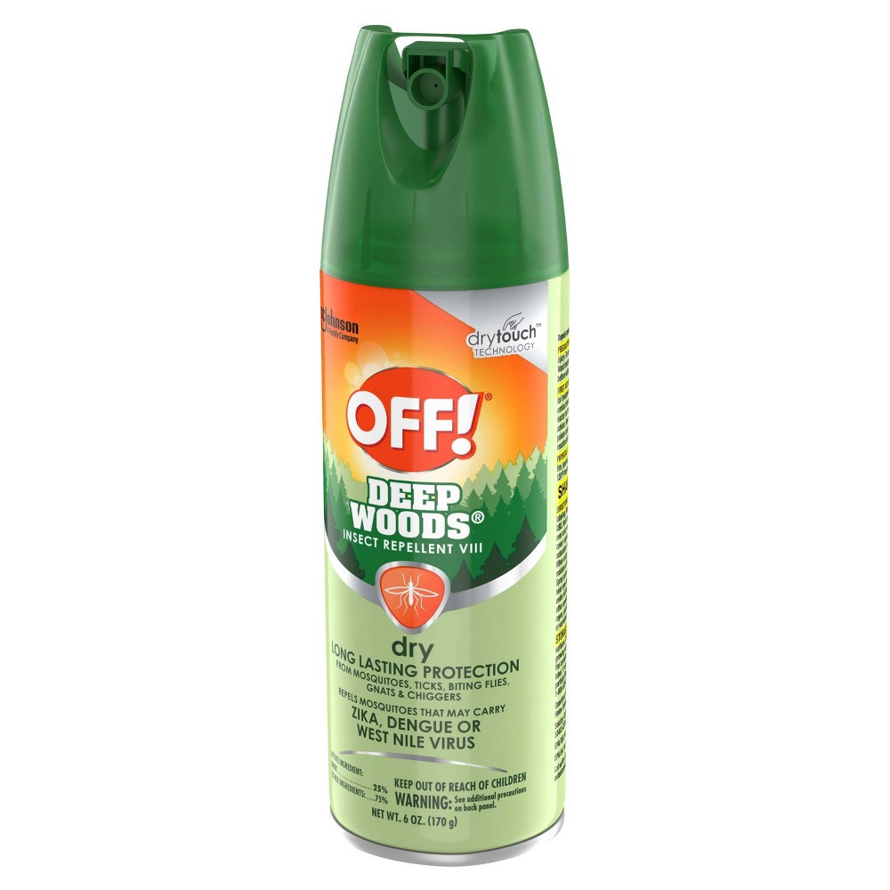 OFF! Deep Woods Dry Aerosol Bug Spray - 6oz 6 oz | Shipt